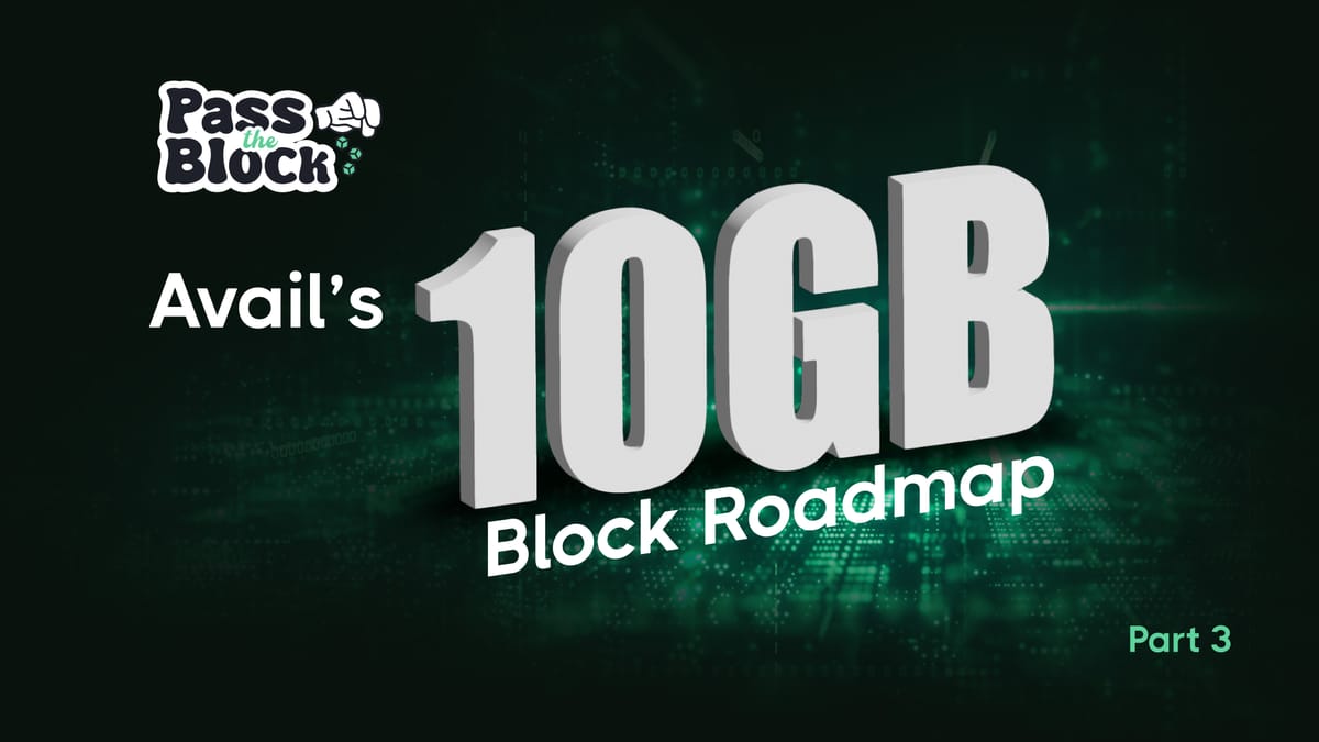 Scaling to 10GB Infinity Blocks: Avail’s Horizontal Scalability